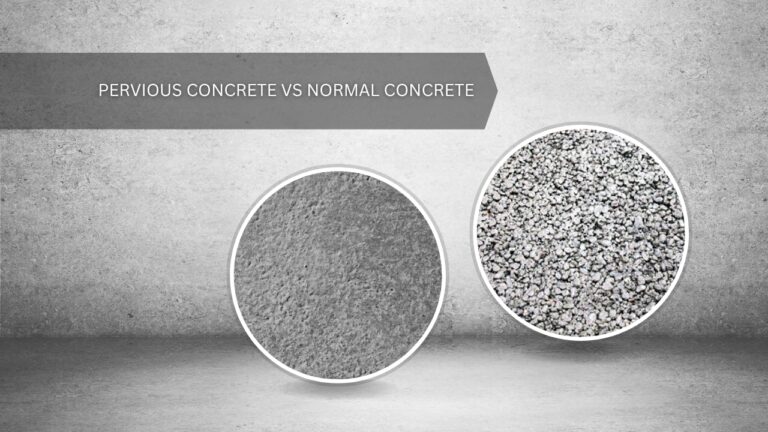 How is pervious concrete different from normal concrete? - The ...